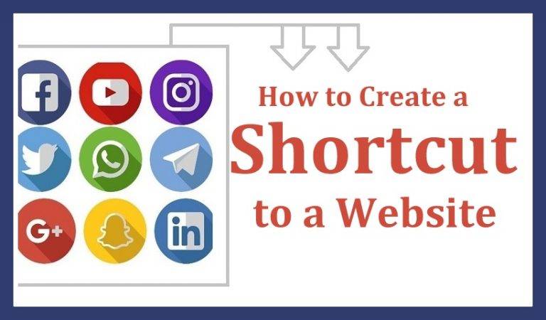 How to create a shortcut to a Website - Technews Fit